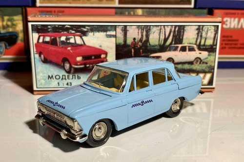 Модель Москвич-408 Такси А1 СССР 1:43