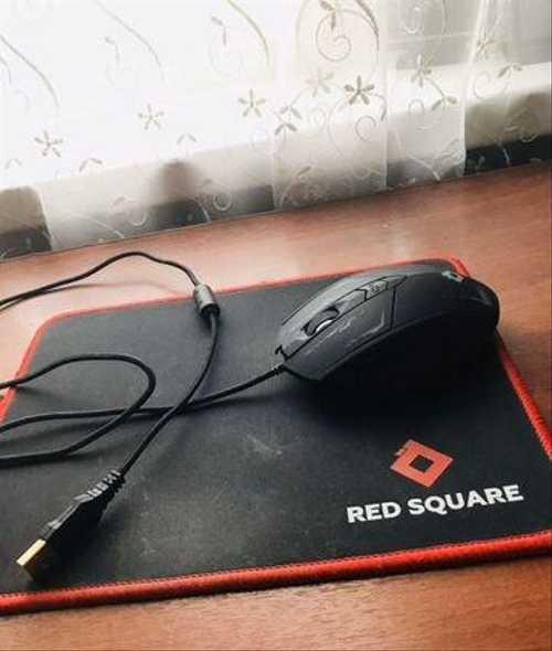 Игровая мышь red square io. Коврик для мыши Red Square. Red Square мышь красно черная.