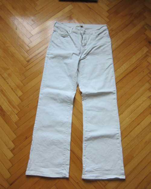 Джинсы Levi's 512 perfectly sliming белые оригинал