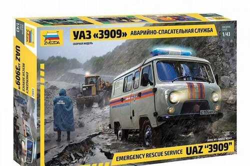 Сборная модель УАЗ «3909» Аварийно-спасательный