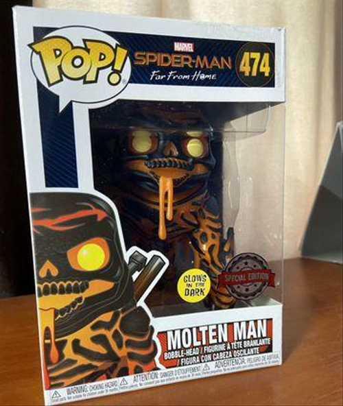 Эксклюзивная фигурка Funko pop molten man