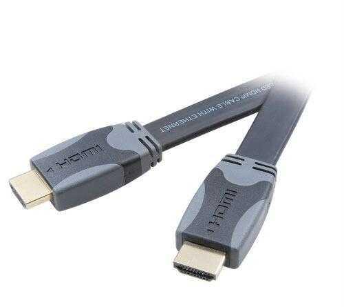 Кабель hdmi 4К. 3D Vivanco hdhd/30-14N плоский 3 м