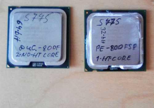 Процессоры intel -Socket 775 -Socket 7 -Socket 370