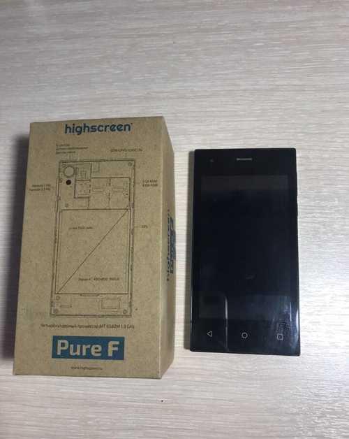 Телефон Highscreen Pure F