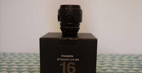 Fujifilm Fujinon XF 16 mm F1.4 R WR