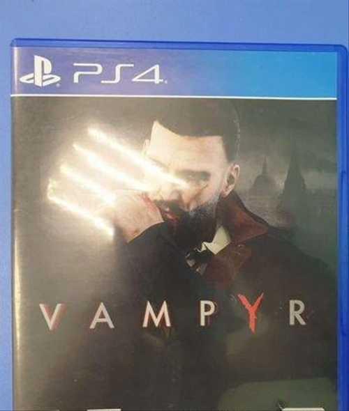 Игра для приставки ps4 Вампир Vampyr б/у