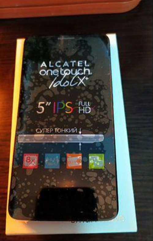 Смартфон Alcatel 6043d Idol X+ 5" чёрный цвет