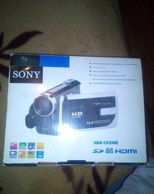 Видеокамера sony HDR-CX550E
