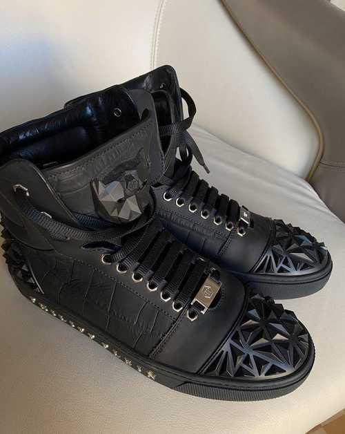 Кеды philipp plein оригинал кожаные