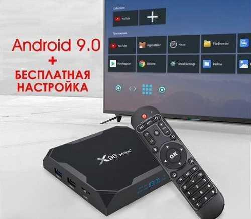Smart TV приставка X96 Max Plus2 + Настройка