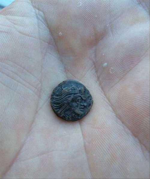 Античная монета Боспора. Пегас