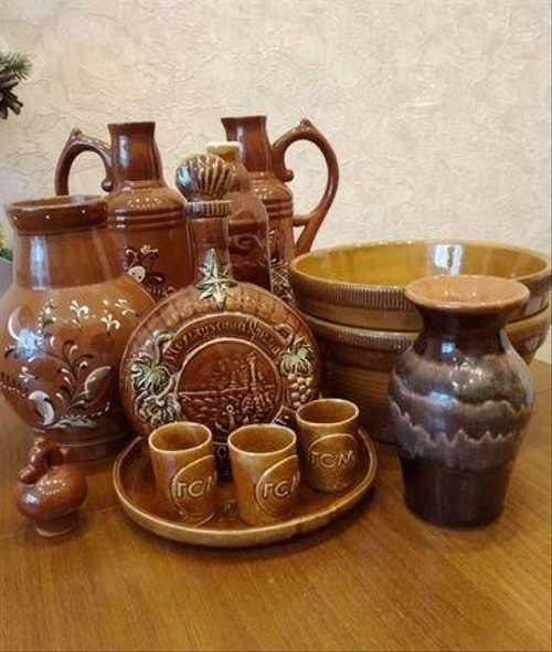 Посуда из керамики времён СССР