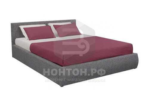 Кровать Афина 1.6 м серая