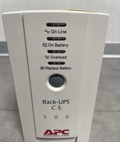Резервный ибп APC Back-UPS CS 500