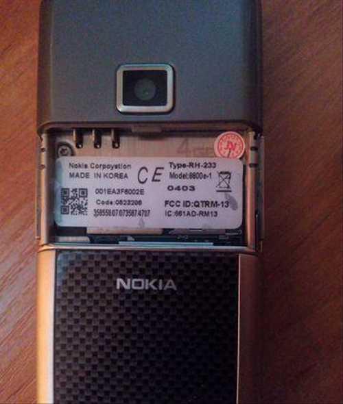 Nokia 8800e-1 carbon arte 4 GB