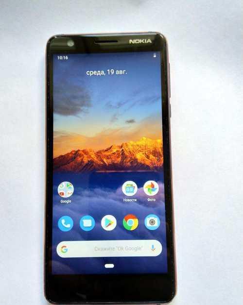 Телефон Nokia 3.1 2/16 рабочий