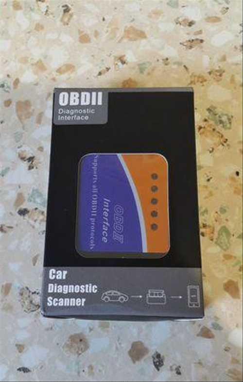 Диагностический сканер ELM327 v1.5 OBD2 Bluetooth