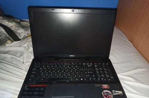 Игровой ноутбук MSI G-Series GE60 2PL на запчасти