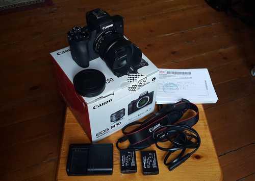Canon EOS M50 Kit + Speed Booster для Canon EF