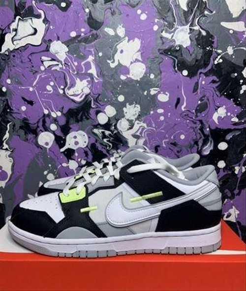 Nike Dunk Low Scrap Wolf Grey Light Lemon Twist 7U