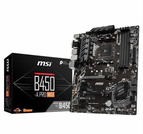 Материнская плата msi b450a pro Max