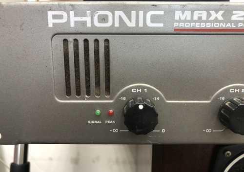Усилитель мощности phonic max2500