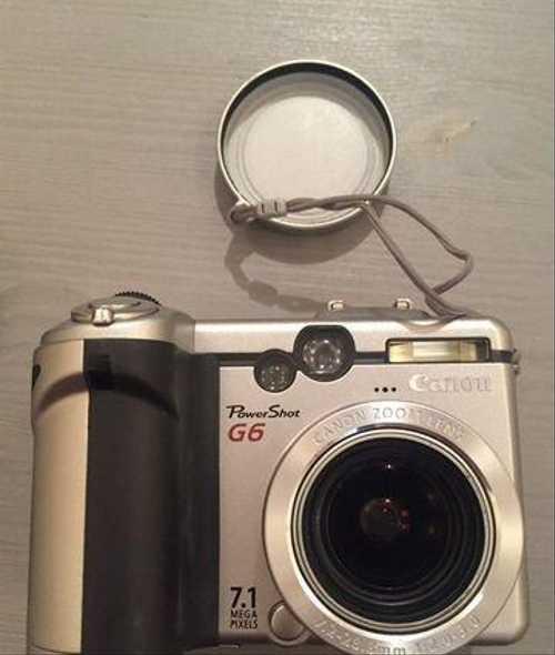 Фотоаппарат Canon PowerShot G6, 7.1 Mp бу