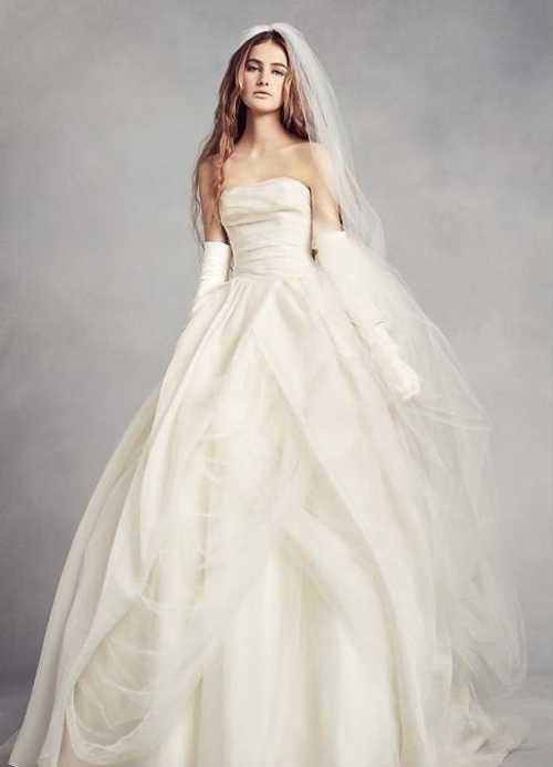 Свадебное платье Vera Wang white 351178