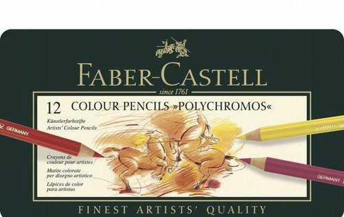 Цветные карандаши Faber-Castell Polychromos 12 цве