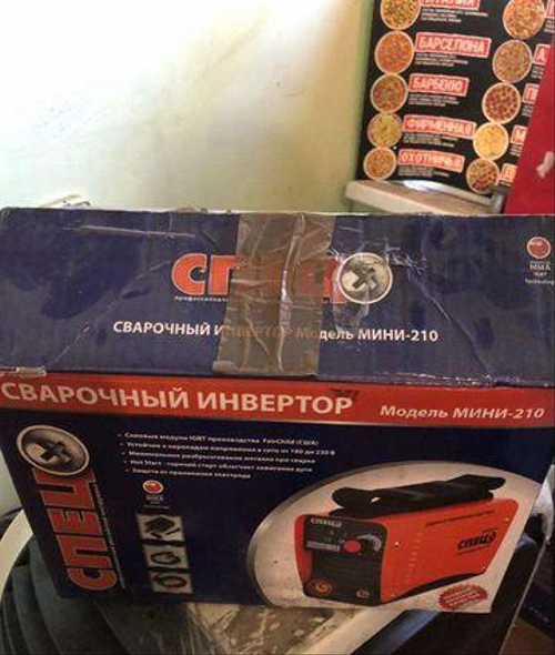 Инвертор сварочный спец мини 210