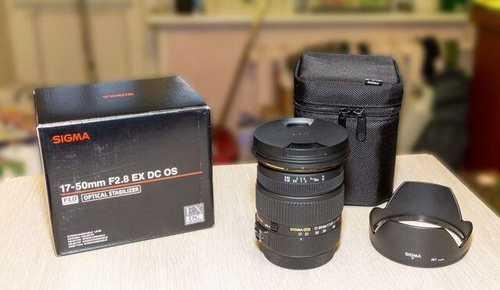 Sigma AF 17-50mm f/2.8 EX DC OS HSM для Canon EF-S