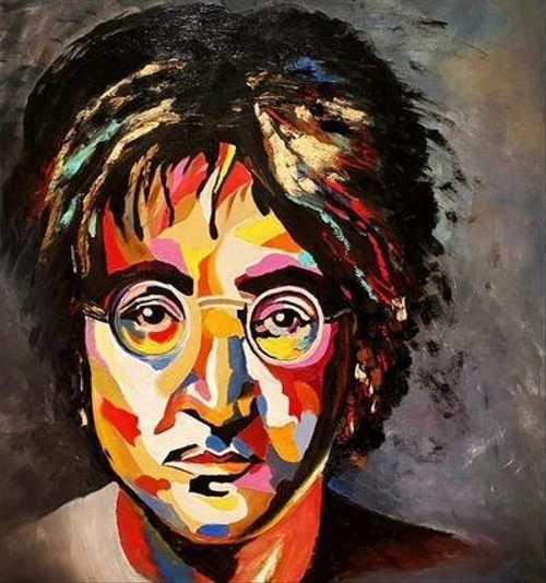 Портрет "Джон Леннон" / "John Lennon" pop-art