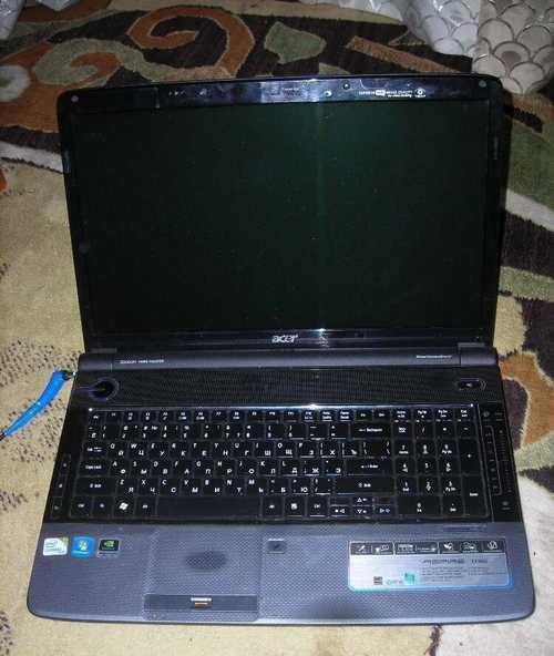 Ноутбук Acer Aspire 7738 в разборе