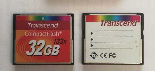 CompactFlash 32Gb Transcend 133x