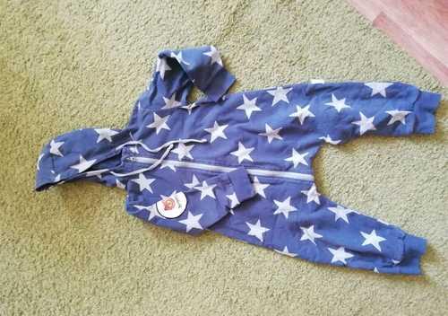 Комбинезон трикотажный бамбинизон звезды 98