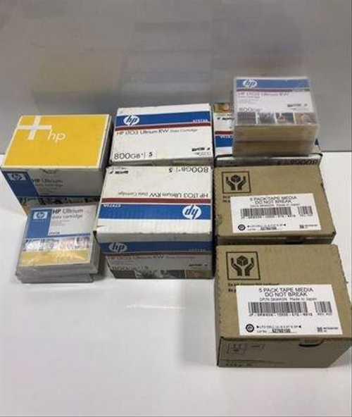 Ленточные картриджи HP, Dell - 800, 400 Гб, 6 Тб