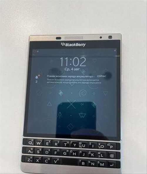 Телефон BlackBerry passport silver