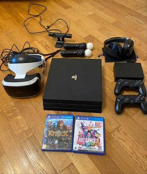 Sony playstation PS4 pro + sony vr очки