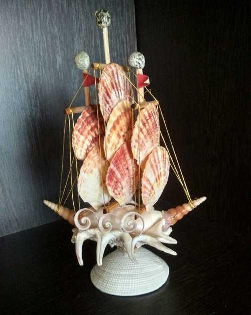 Сувенир "Корабль из ракушек"