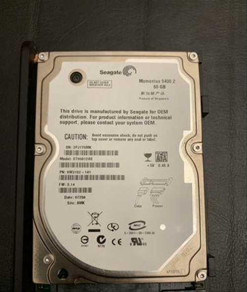 HDD 2.5 Seagate 60gb | Festima.Ru – частные объявления