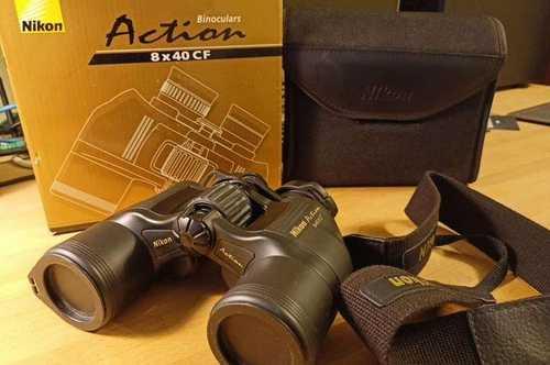 Бинокль Nikon Action 8x40 CF 8.2, 7216, отл сост