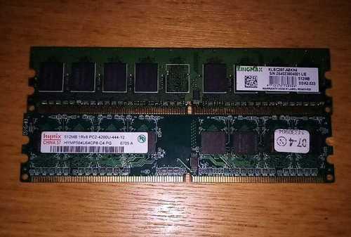 Оперативная память Hynix 512 PC2-4200U-444-12 king