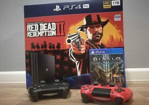 Sony PS4 pro 1TB + 2 gamepad