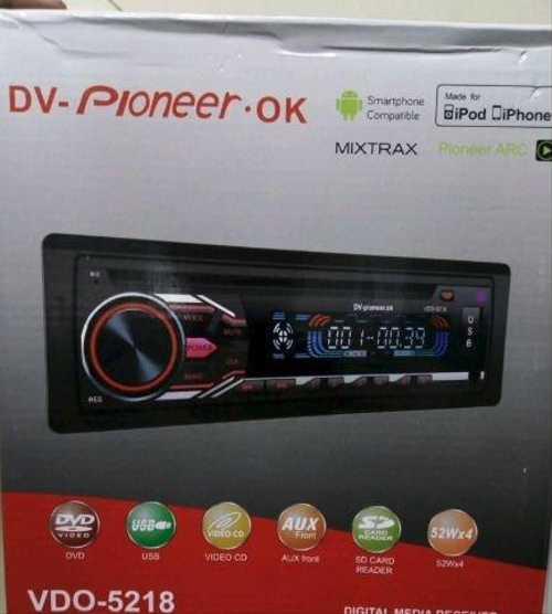 Pioneer ok ax3. DV Pioneer ok 4410 с выдвижным экраном.