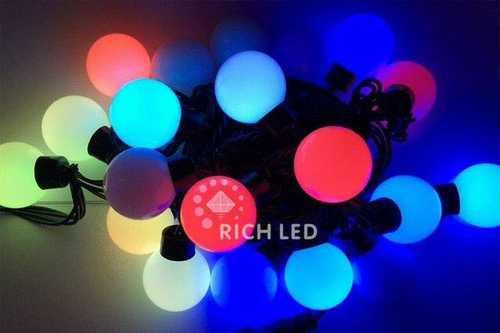 Гирлянда Шарики Rich LED RL-T5-20C-40B-B-RGB