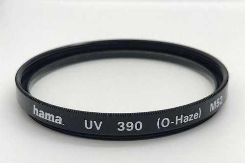 Уф светофильтр hama UV 390 (0-Haze) M52 (VII)
