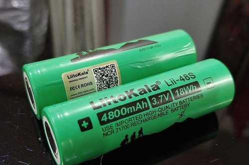 Li-ion аккумулятор 21700 Liitokala 4800mAh 3,7V