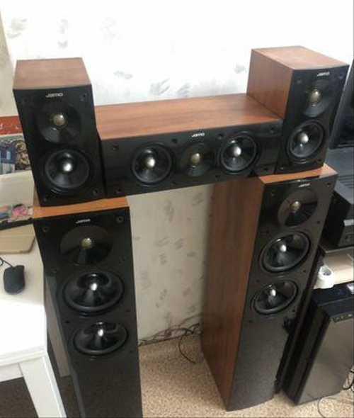 Акустика 5.0 jamo s506 + ресивер Pioneer VSX-417