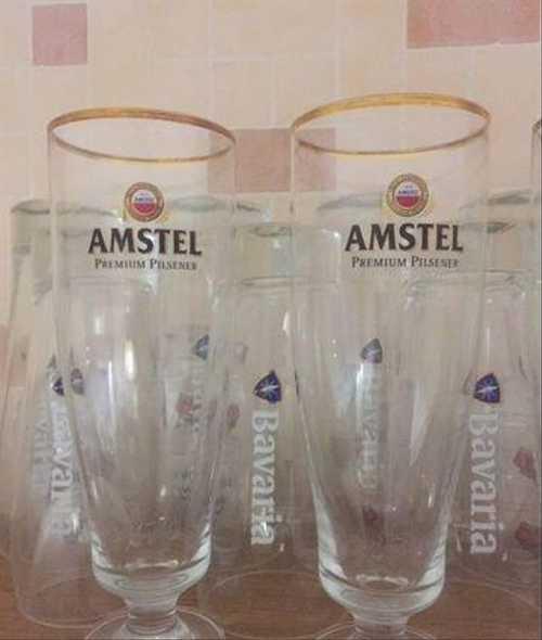 Бокалы Amstel