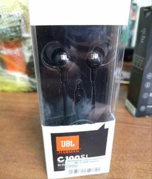 Наушники JBL C100SI, черный